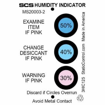 HUMIDITY INDICATOR CARDS MS20003-2 3-Spot Humidity Indicator Card ...