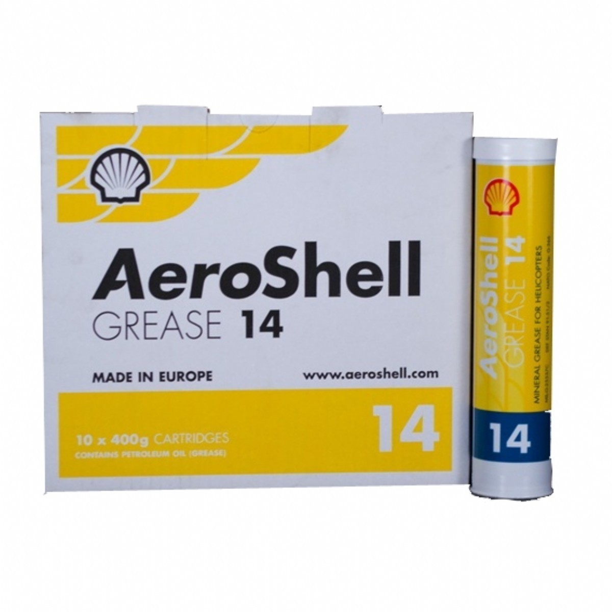 AEROSHELL GREASE 14 MIL-G-25537C 400 gm X 30 (Box) | GRESLER | AEROSHELL | imcaerocom