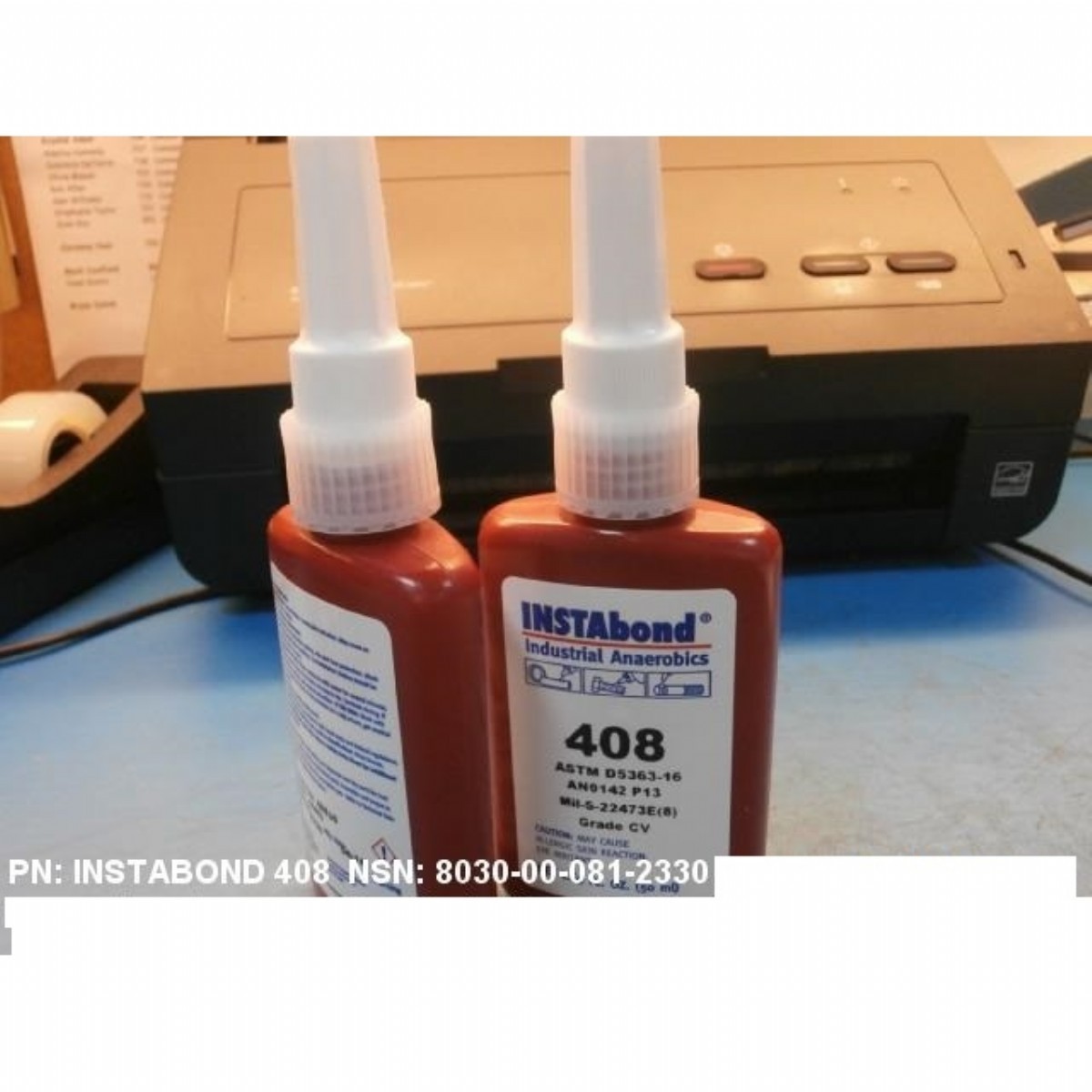 INSTABOND 408 ASTM D5363-16 AN0142 P13 & Mil-S-22473E (8) Grade CV ...