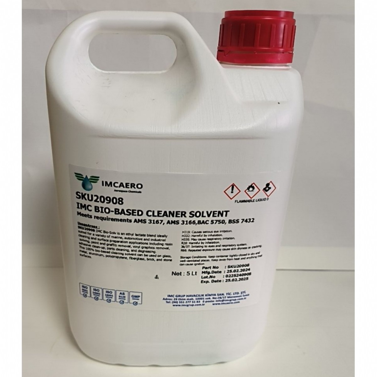 IMC BIO-BASED CLEANER SOLVENT AMS 3166 3167 BAC 7432 DS-108 SOCOMORE ...